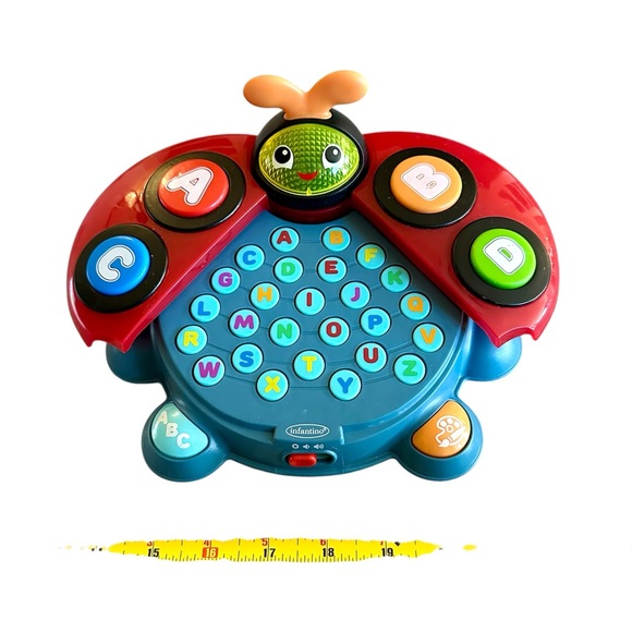 Infantino | Toys | Infantino Alphabet Colors Learning Beetle Kids Toy ...